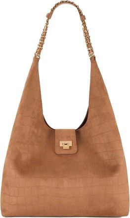 Elisabetta Franchi Femme, Sacs, Brun, Taille: ONE Size Sac bandouli&egrave;re