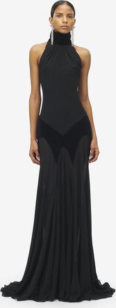 Alexander McQueen Abendkleid aus Seidengeorgette - Item 842905QBADS1000