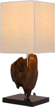 Guru Shop Tischlampe/Tischleuchte, in Bali Handgemacht aus Wurzelholz - Modell Paluka, 38x15x15 cm