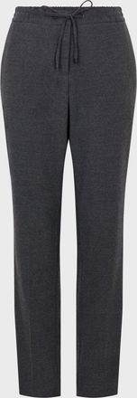 Gerard Darel Pantalon en laine fine &eacute;lastiqu&eacute; &agrave; la taille - ELINDA - anthracite