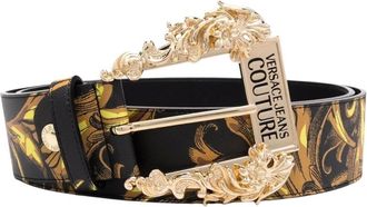 Versace Jeans Couture Femme, Accessoires, Noir, Taille: 95 CM Wide Couture1 Belt