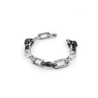 Philipp Plein Homme, Accessoires, Gris, Taille: L Plein Edge Bracelet