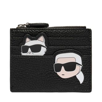 Karl Lagerfeld Kreditkartenetui KARL LAGERFELD A4W32079 Schwarz