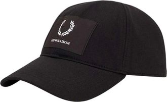 Fred Perry Homme, Accessoires, Noir, Taille: ONE Size Hw2310 Classic Twill Cap