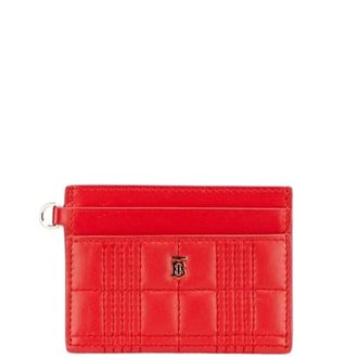 Burberry Pre-owned Leder Portemonnaies - - Pre-owned - Damen - Rot - ONE SIZE