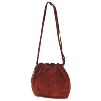 Chanel Pre-owned Sac bandouli&egrave;re vintage en daim - Femme - Pre-owned - Rouge - Taille: ONE Size