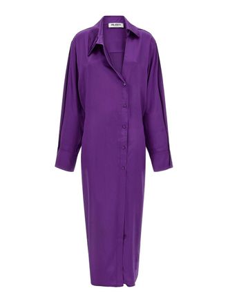 The Attico Robe Au Genou - Violet