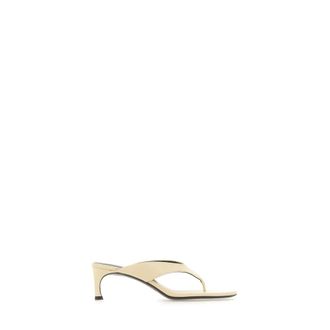 Rotate Rotate Birger Christensen, Femme, Chaussures, Beige, Taille: 40 EU Mules &agrave; Talons