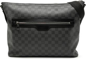 Louis Vuitton Hobo Bags - Damier Graphite Mick MM - Gr. unisize - in Schwarz - f&uuml;r Damen
