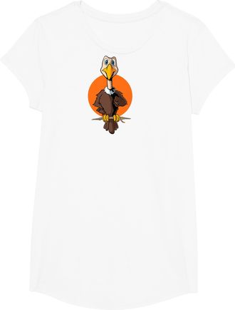 monk&auml; H&auml;sslicher Cartoon Geier T-Shirt