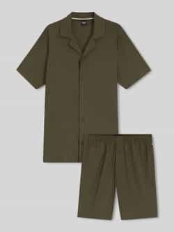 HUGO BOSS Regular Fit Pyjama aus Viskose-Mix Modell Chris