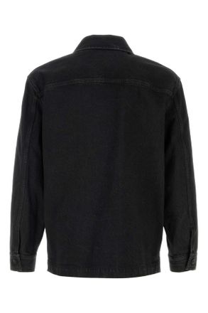 Saint Laurent Blacksand Exterior: Cotton Giacche E Gilet Jacket