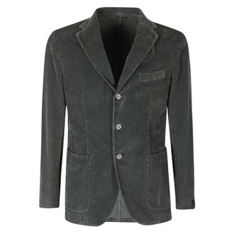 Santaniello Cord-Sakko mit aufgesetzten Taschen - - Jackets - Herren - Gr&uuml;n - XL