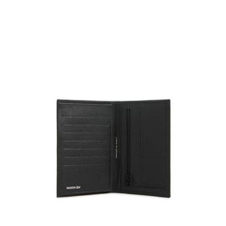 Saison 1865 Lederbrieftasche - Schwarz