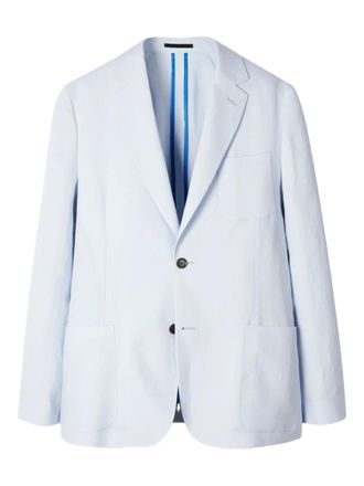Paul Smith blazer à poche plaquée - Bleu