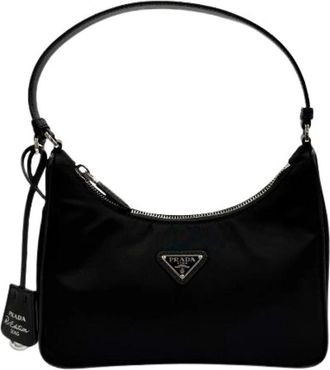 Prada Sac &agrave; main Pre-owned Re-Edition 2005 Re-Nylon - Femme - Pre-owned - Noir - Taille: ONE Size