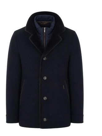 Moorer Daunenmantel - Blau