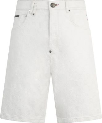 Philipp Plein Formentera Fit Shorts Embroidery Monogram