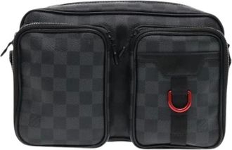 Louis Vuitton Sac business Utility Pre-owned - Homme - Pre-owned - Gris - Taille: ONE Size