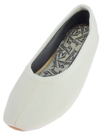 Beck 008 Schläppchen Gymnastikschuhe Ballett Tanz weiß, Größen:EUR 32
