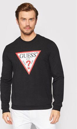 Guess Sweatshirt M2YQ37 K6ZS1 Schwarz Regular Fit