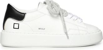 D.A.T.E. D.a.t.e., Femme, Chaussures, Blanc, Taille: 36 EU Sfera Calf