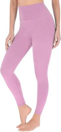 FUTURO FASHION Legging Taille Haute Doux et décontracté pour Femme - Confortable au Quotidien - Extensible - Non Transparent - Taille S à XXL, Rose, L-XL
