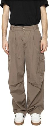 Carhartt Work in Progress Wide Pantalons - Homme - Pantalons - Brun - Taille: W29
