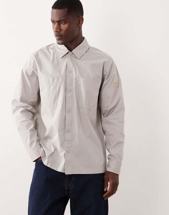 Boss Orange by Hugo Boss HUGO Boss - Chemise boutonn&eacute;e &agrave; manches longues - Gris