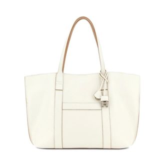 Hogan Femme, Sacs, Beige, Taille: ONE Size Script Medium Shopping Bag