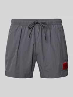 HUGO BOSS Badeshorts mit Label Patch Modell DOMINICA