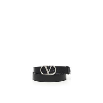 Valentino Garavani VLogo Signature G&uuml;rtel - - Accessories - Herren - Schwarzk - 110 CM