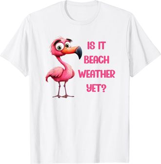 BDAZ Lustiger Winterschnee ist es Strandwetter? T-Shirt