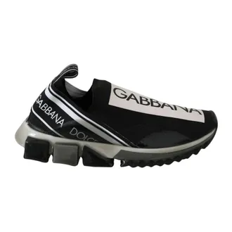 Dolce & Gabbana Schwarze Casual Sport Sneakers - - Shoes - Herren - Schwarzk - 39 EU