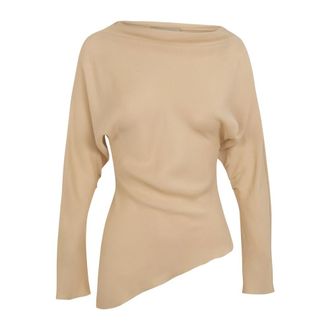 Cortana Isolde Top - - Blouses & Shirts - Damen - Beige - M