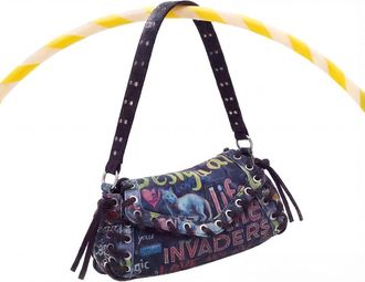 Desigual Sac graffiti moyen - Noir-multicolore