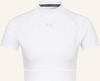 Under Armour Cropped-Shirt Ua Heatgear weiss