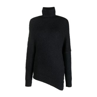 Proenza Schouler Boucl&eacute; Twisted Pullover - - Knitwear - Damen - Schwarzk - M