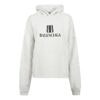 Balenciaga Damen, Sweatshirts & Hoodies, Wei&szlig;, SGr&ouml;&szlig;e