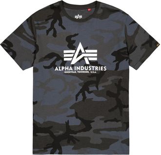 Alpha Industries Shirt Basic Logo Camo