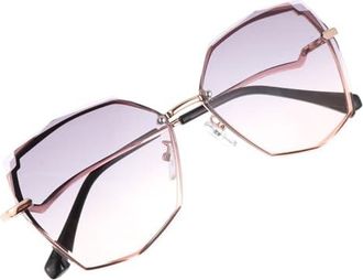 Garneck Lunettes de Soleil Polygonales Lot Protection UV Monture et PC Confort Ergonomique pour Femmes et Hommes