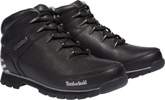 Timberland Euro Sprint Halbhohe Stiefel f&uuml;r Herren, Leder, Zum Schn&uuml;ren (Schwarz)