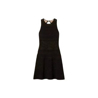 Twinset Damen, Kleider, Schwarzk, LGr&ouml;&szlig;e