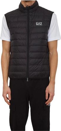 Emporio Armani Emporio Armani Ea7, Homme, Vestes, Noir, Taille: 5XL Gilet matelass&eacute; en duvet