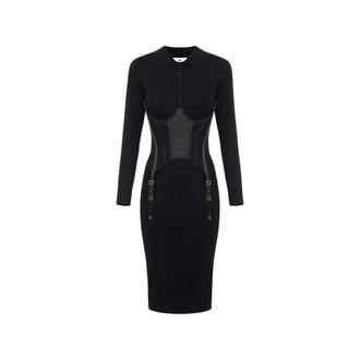Elisabetta Franchi Knit Bustier Dress
