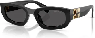 Miu Miu Damen, Accessories, Schwarzk, 53 MMGröße