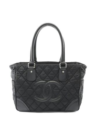 Chanel sac cabas Paris New York Line (2005-2006) - Noir