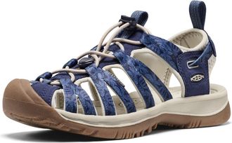 Keen Damen Whisper Sandalen, Marineblau bedruckt, 42.5 EU, Navy Print, 42 EU