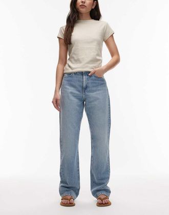 Carhartt Work in Progress Noxon - Straight-Fit-Jeans in Bleach-Waschung-Blau