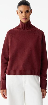 Arket Wollpullover Mit Rollkragen -Rot